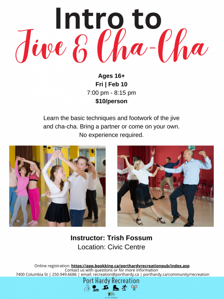 New Jive - Cha Cha Poster - Port Hardy